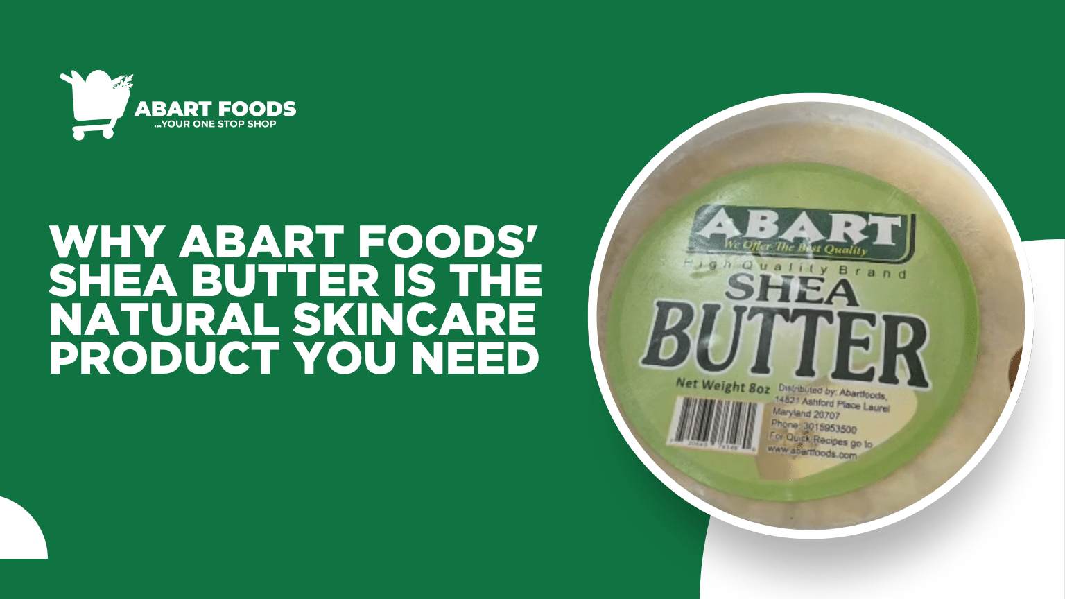 Pure West African Shea Butter – Natural Skincare from Abart Foods